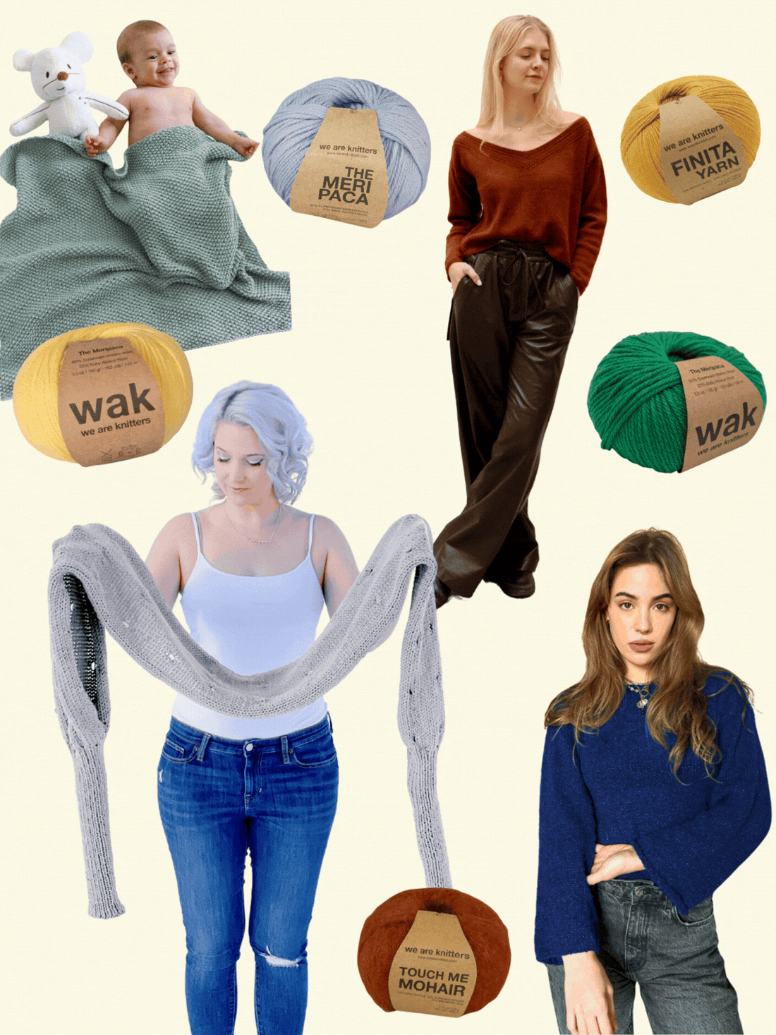 We Are Knitters: craft your joy with yarn and easy and advanced patter